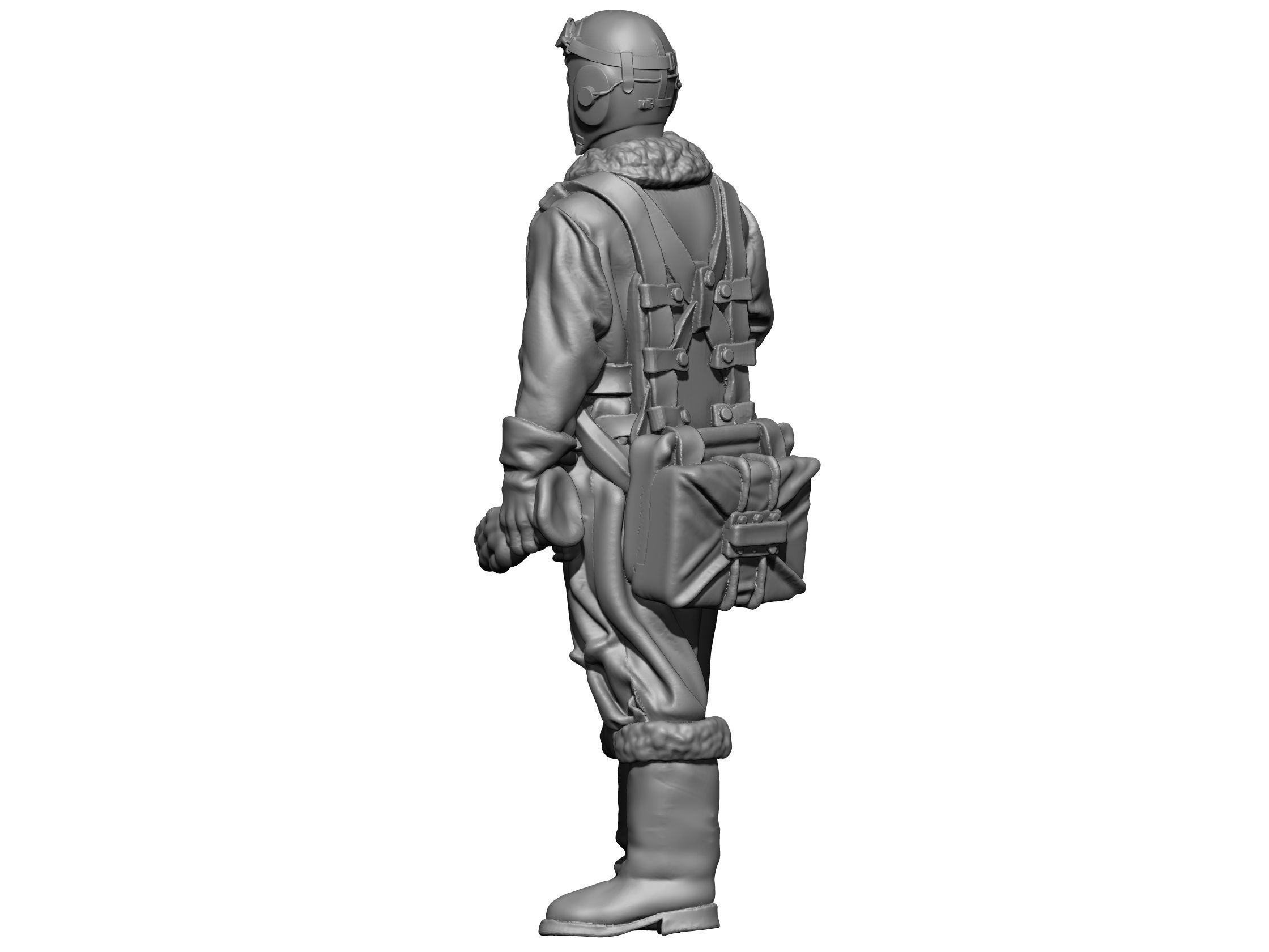 Ussr Pilot 3D model 3D printable | CGTrader