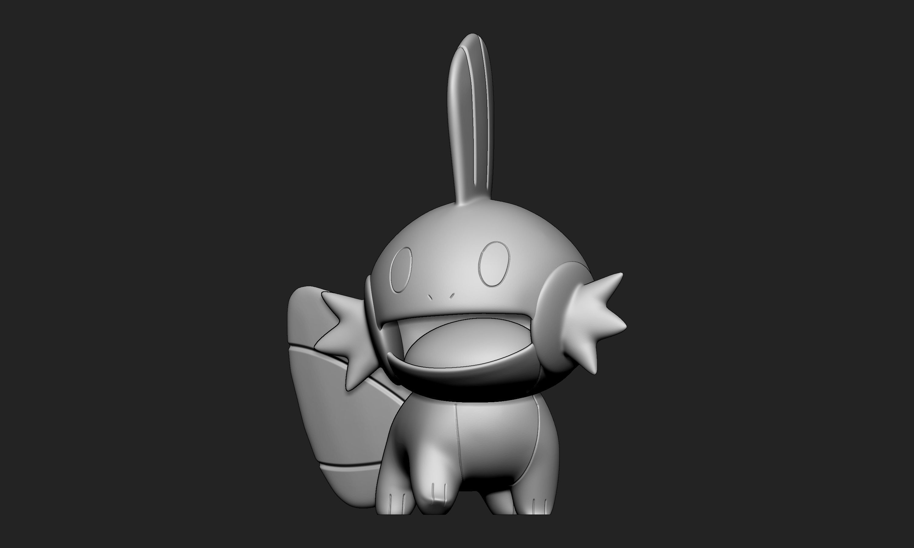 Pokemon - Mudkip with 2 poses 3D model 3D printable | CGTrader