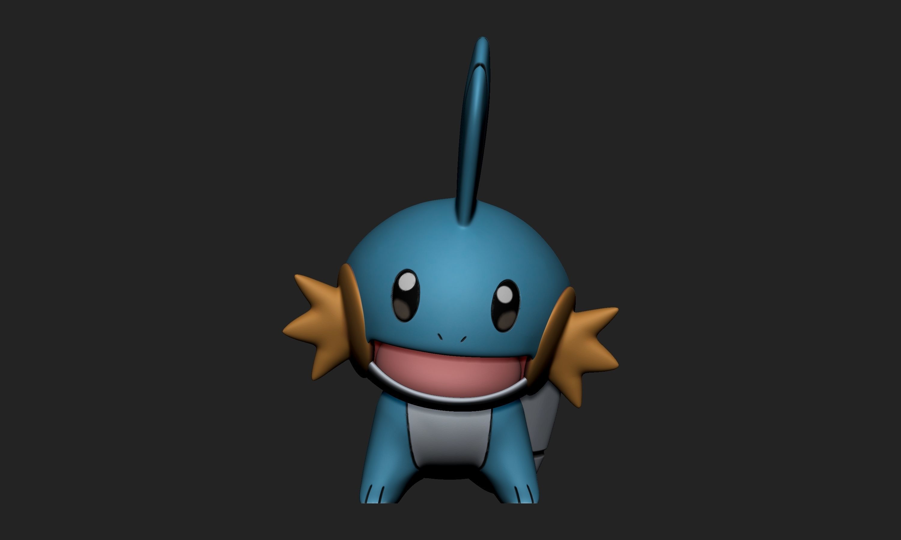 Pokemon - Mudkip with 2 poses 3D model 3D printable | CGTrader