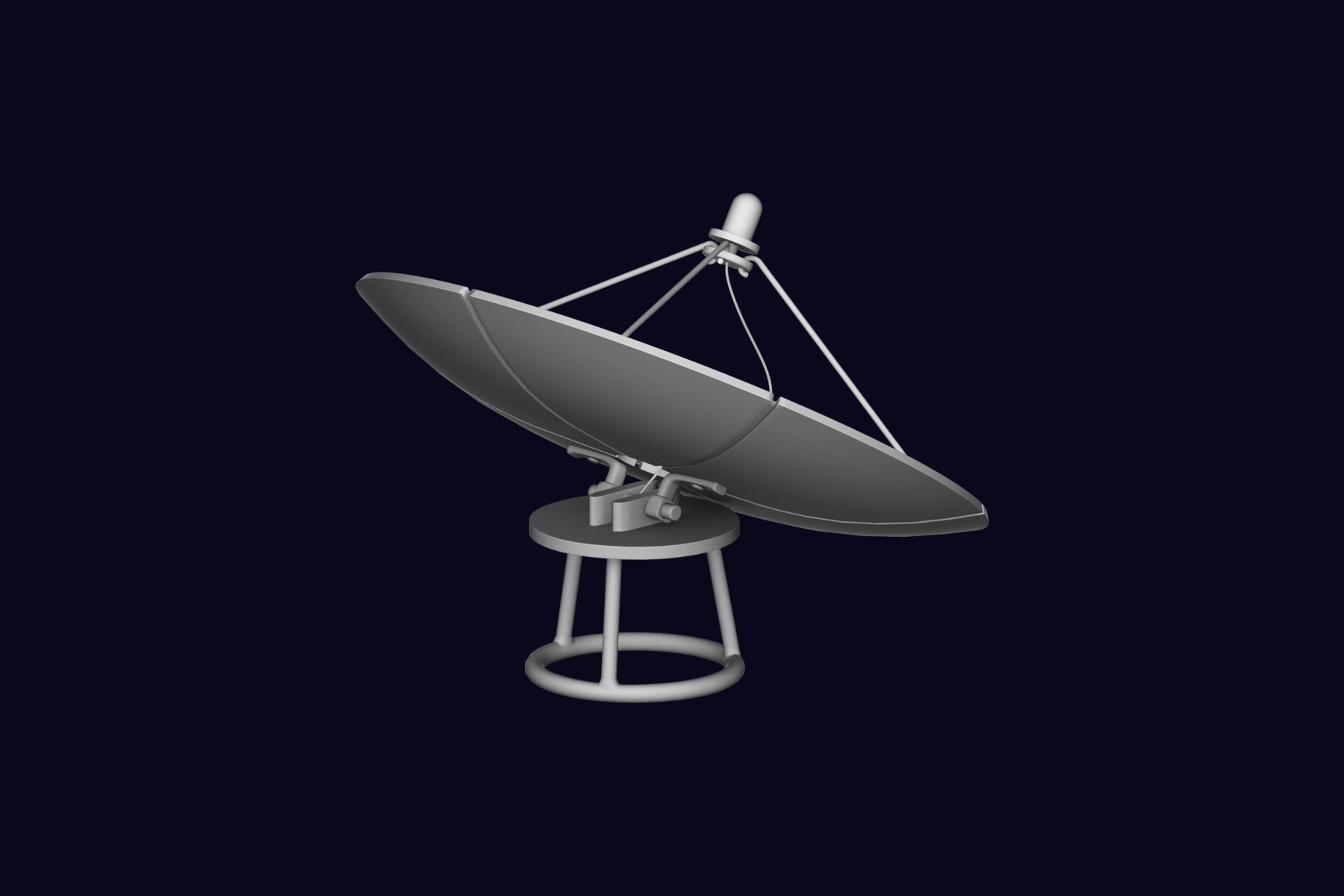 Antenna Parabolic 3D model | CGTrader