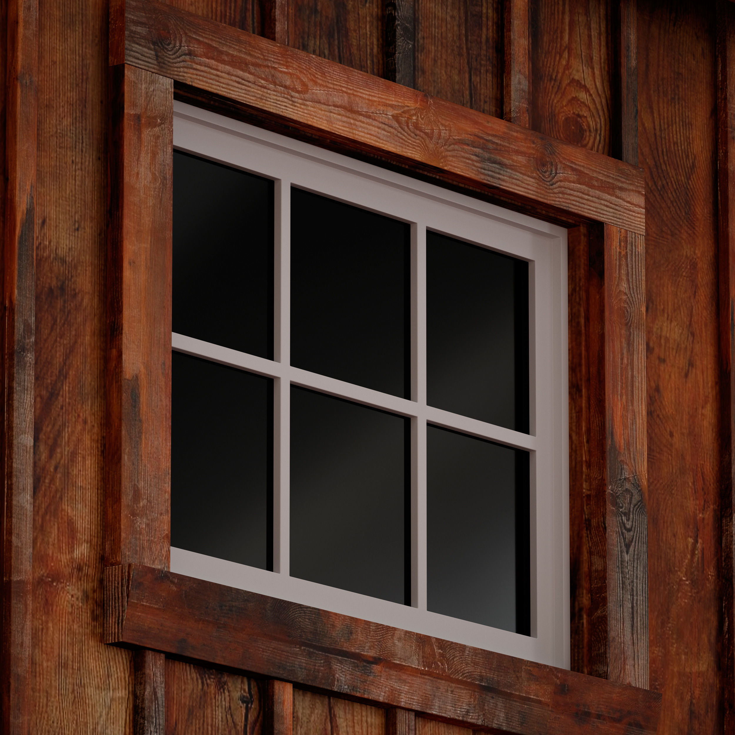 Wooden forest house construction barn gatehouse 3D model | CGTrader