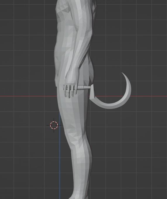 Death Wolf Cosplay 3d print sickle - puss in boots 2 3D model 3D ...