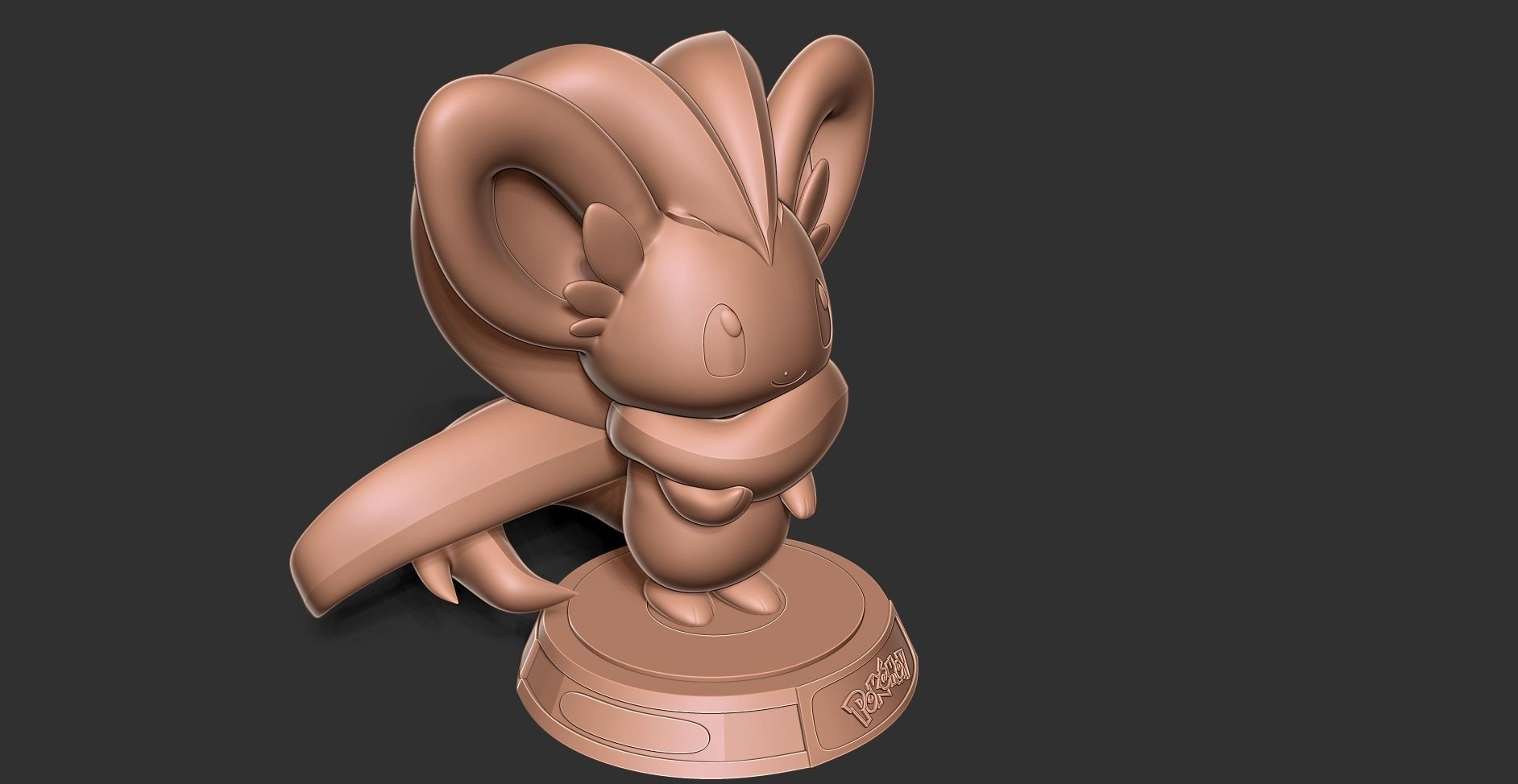 Cinccino - Pokemon Fanart 3D model 3D printable | CGTrader