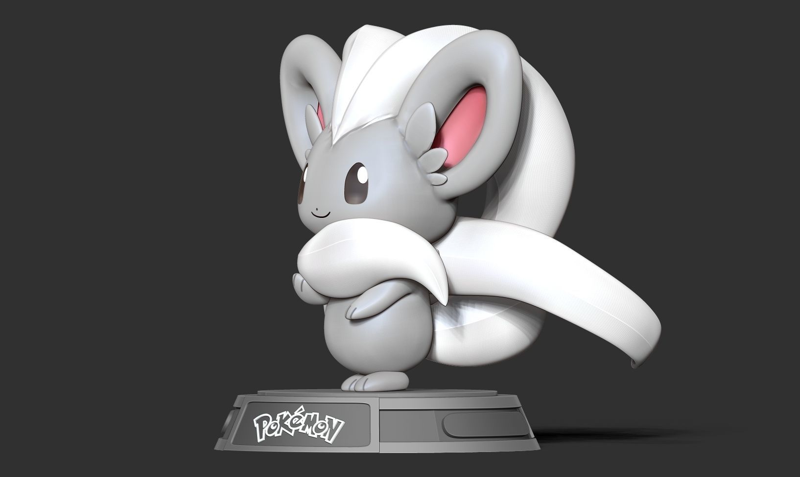 Cinccino - Pokemon Fanart 3D model 3D printable | CGTrader