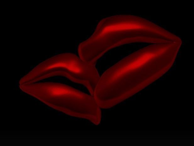 LIPS KISSING 3D PRINT MODEL 3D model 3D printable | CGTrader