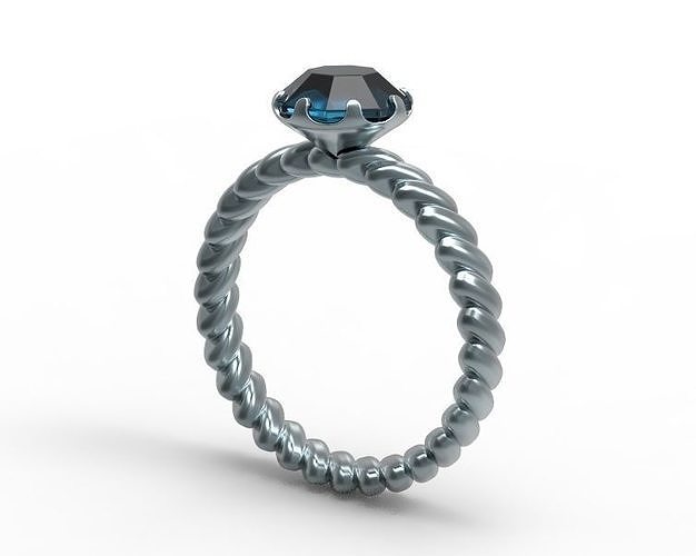 Finger Ring-01 3D model 3D printable | CGTrader