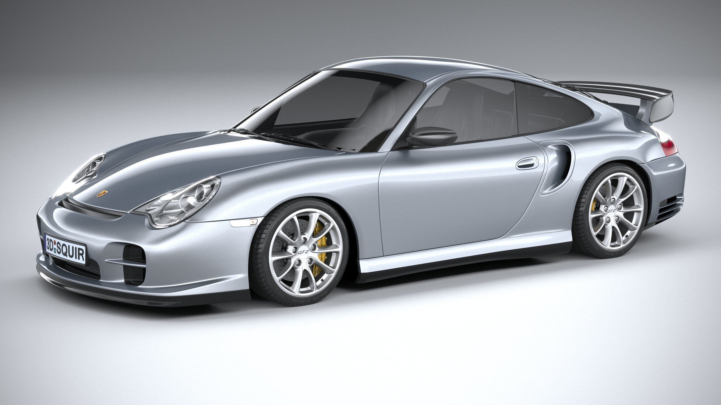 Porsche 911 GT2 996 2003 3D model | CGTrader
