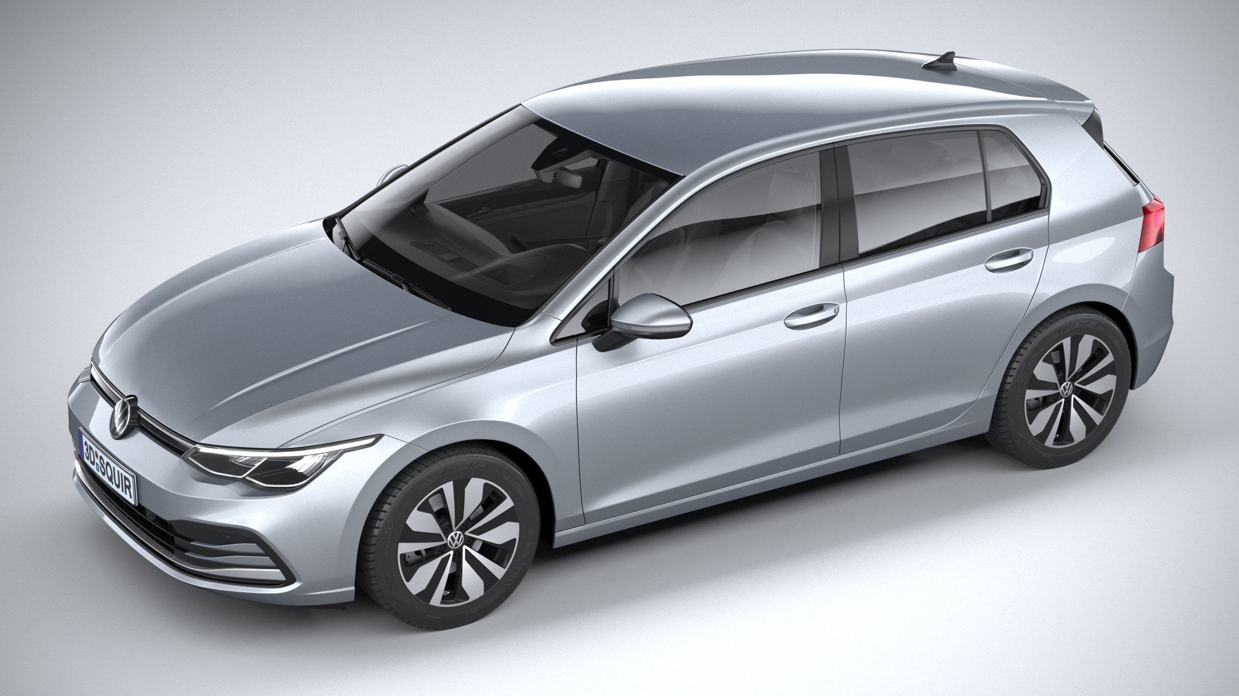 Volkswagen Golf LIFE 2023 3D model | CGTrader