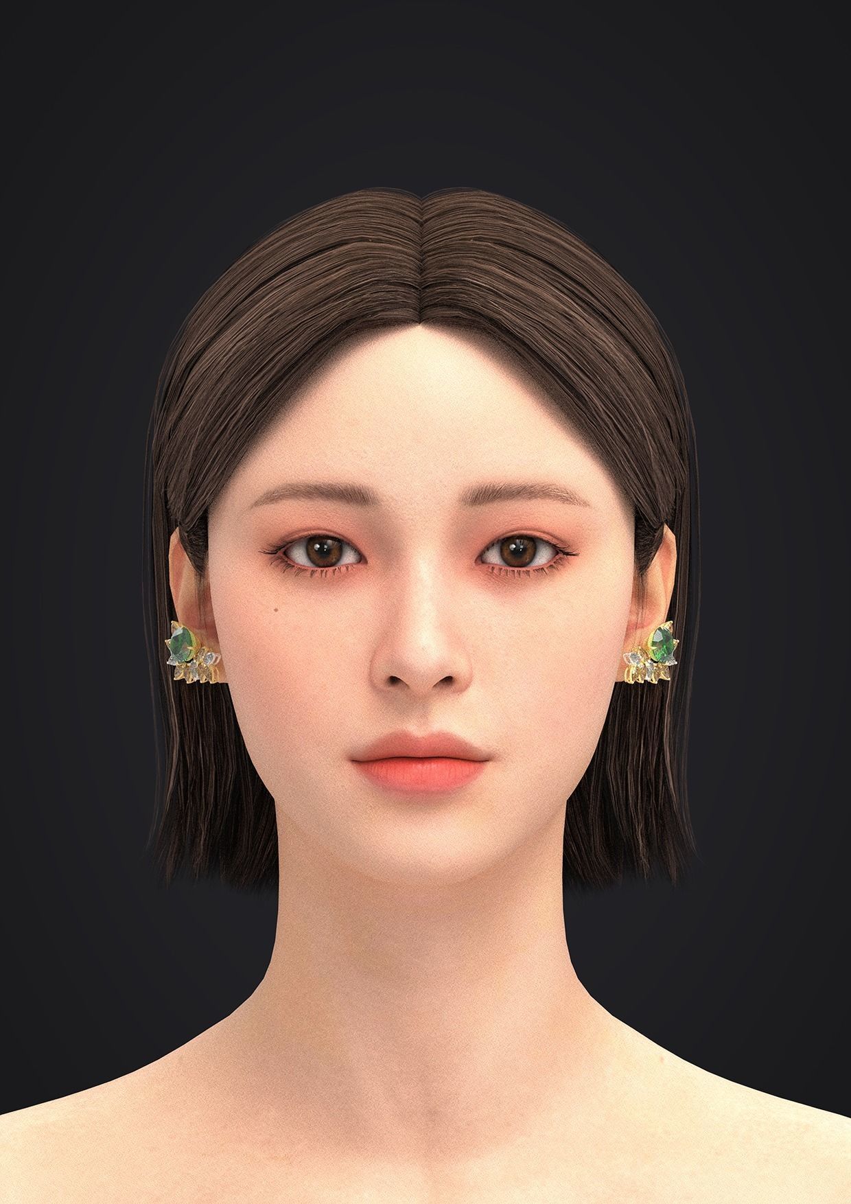ACCESSORIES earing 007 FOR FV2 AVATAR 3D CLO MARVELOUS 3D model | CGTrader