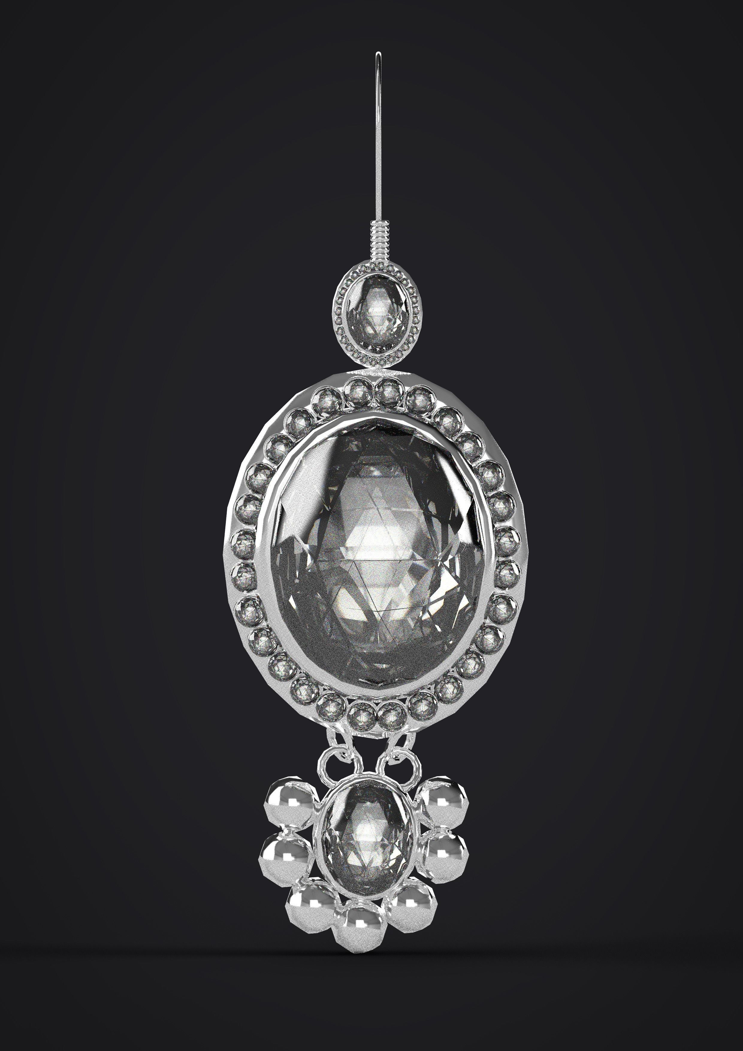 ACCESSORIES earing 010 FOR FV2 AVATAR 3D CLO MARVELOUS 3D model | CGTrader