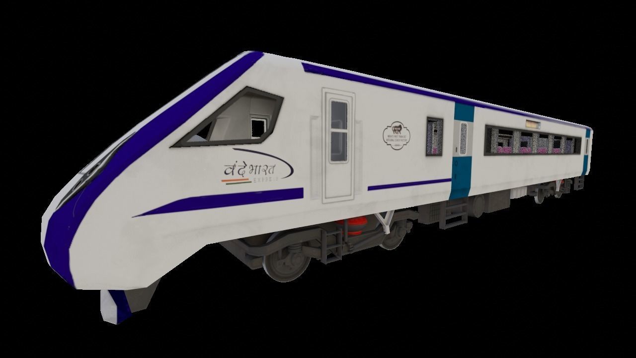 3D model vande bharat express train 18 VR / AR / low-poly | CGTrader
