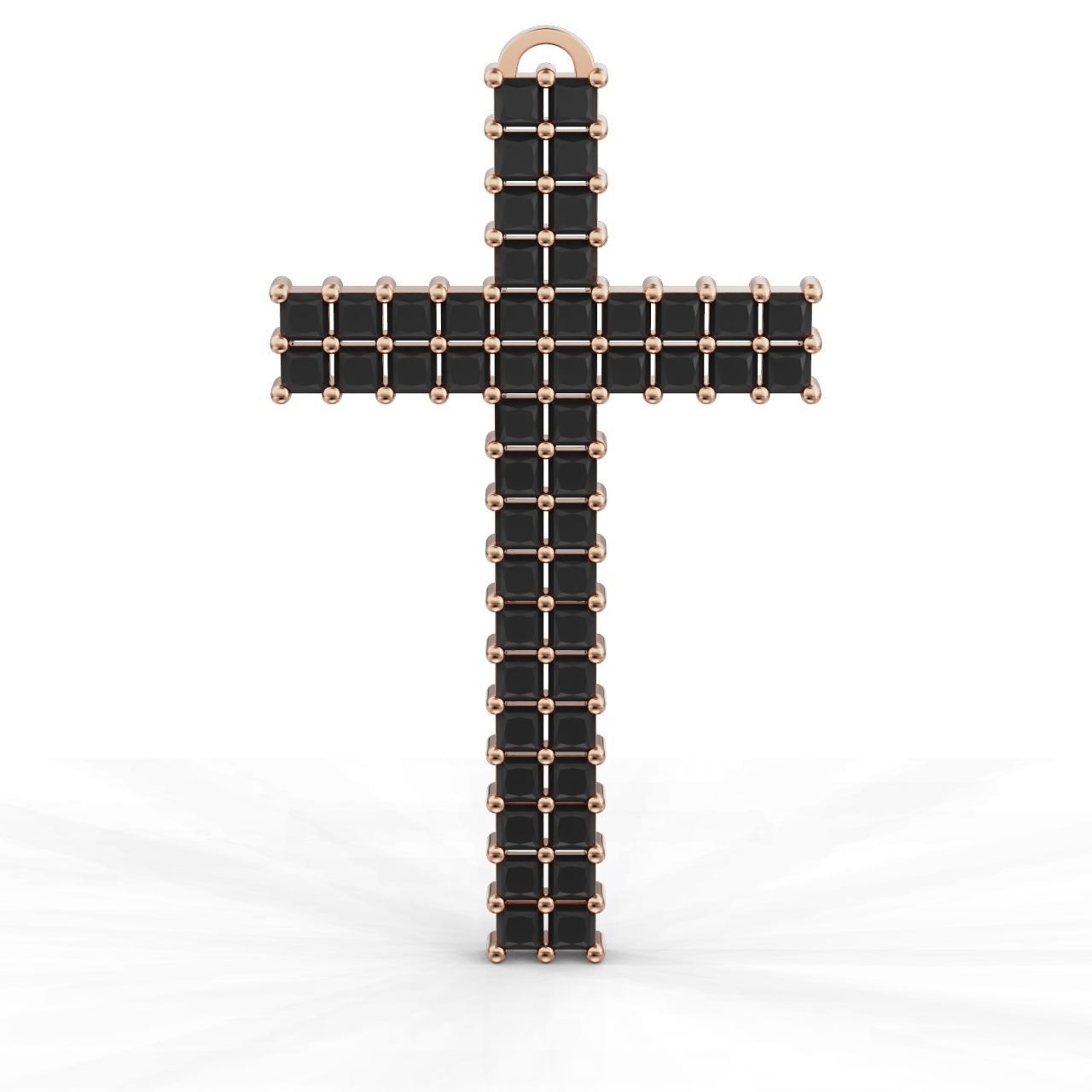 Pendant Cross Princess 3D model 3D printable | CGTrader
