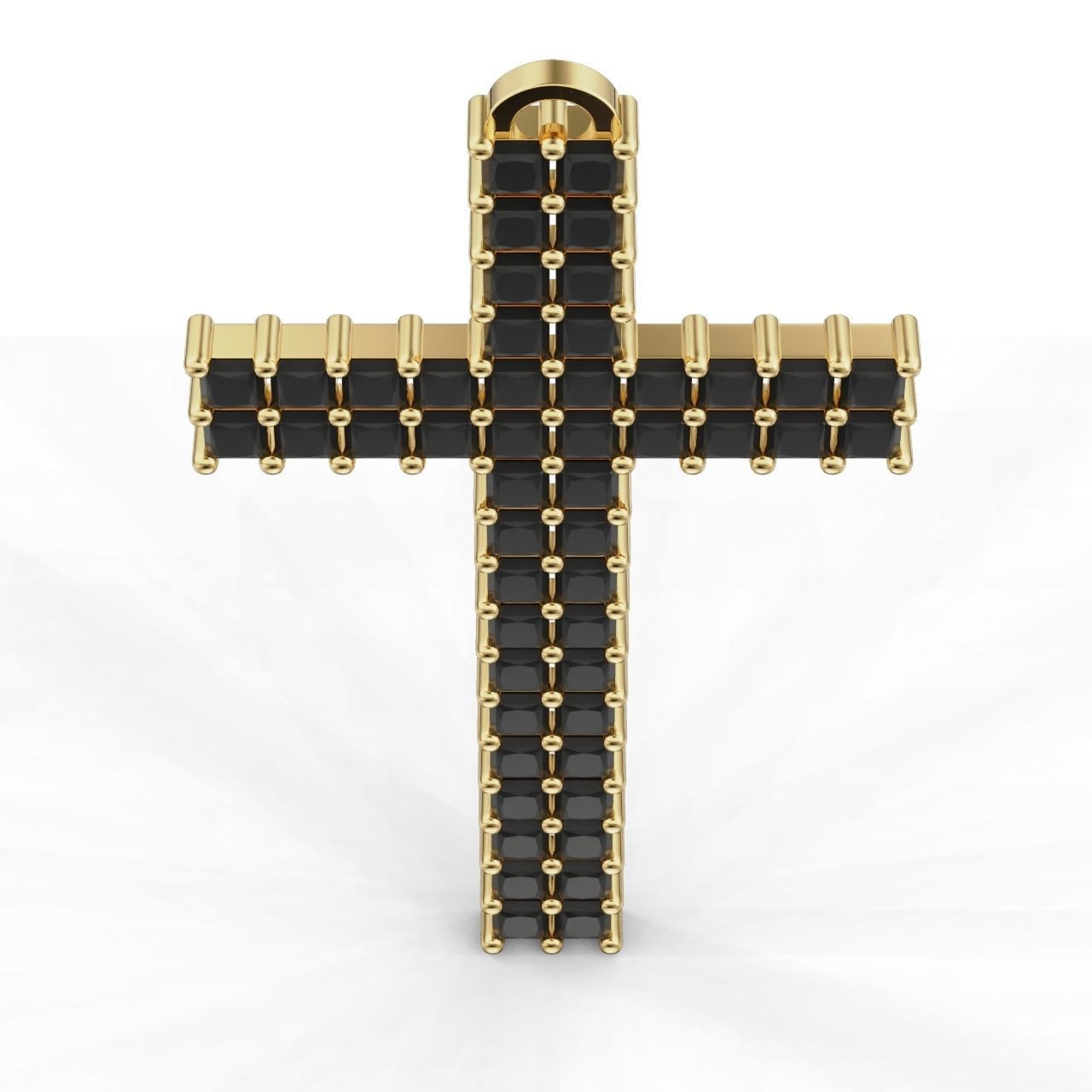 Pendant Cross Princess 3D model 3D printable | CGTrader