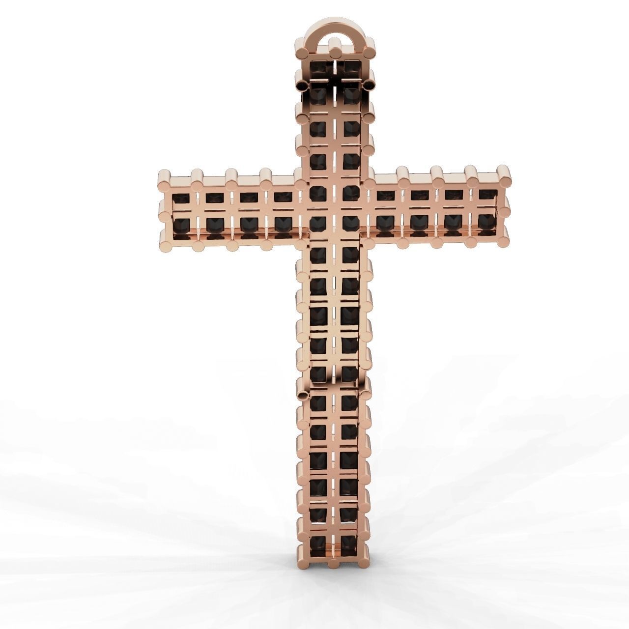 Pendant Cross Princess 3D model 3D printable | CGTrader