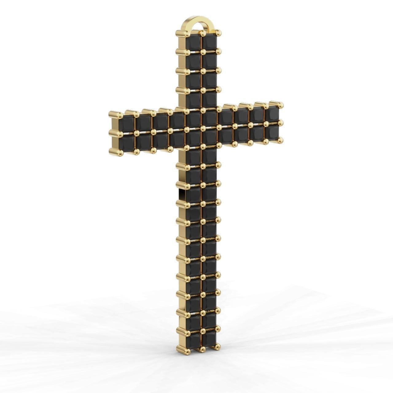 Pendant Cross Princess 3D model 3D printable | CGTrader