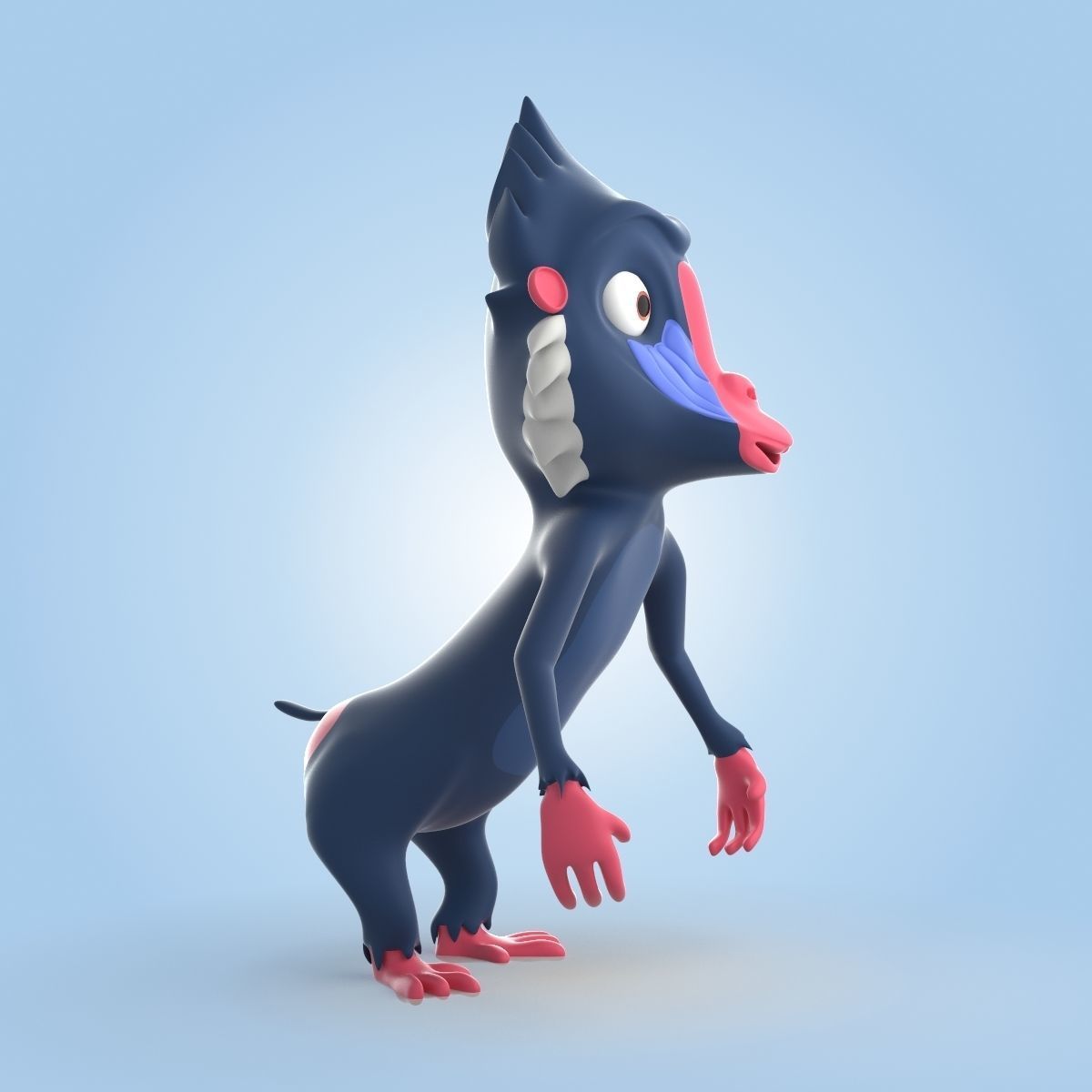Mandrill 3D model | CGTrader