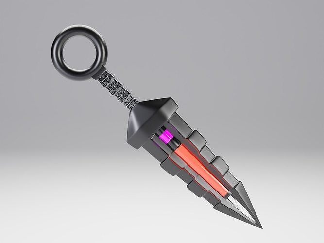3D MODEL E4 Kunai Bomb 3D model | CGTrader