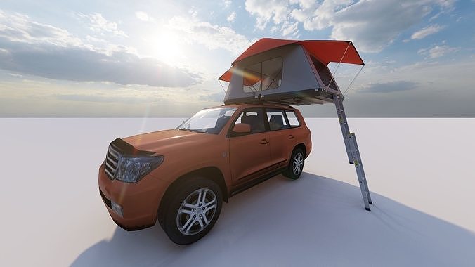3D model Vehicle Top Tent Model VR / AR / low-poly | CGTrader