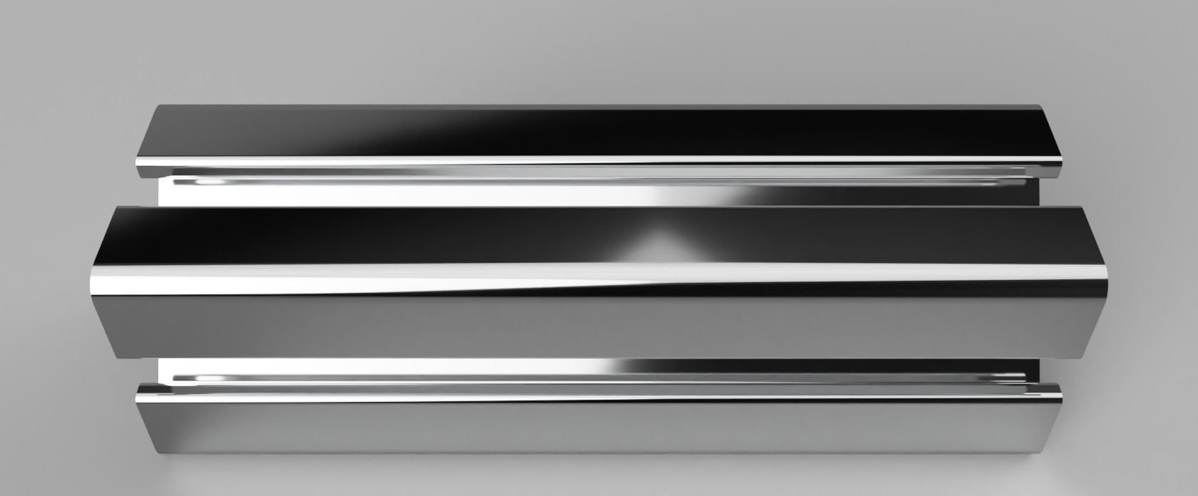 aluminum profile 3D model | CGTrader