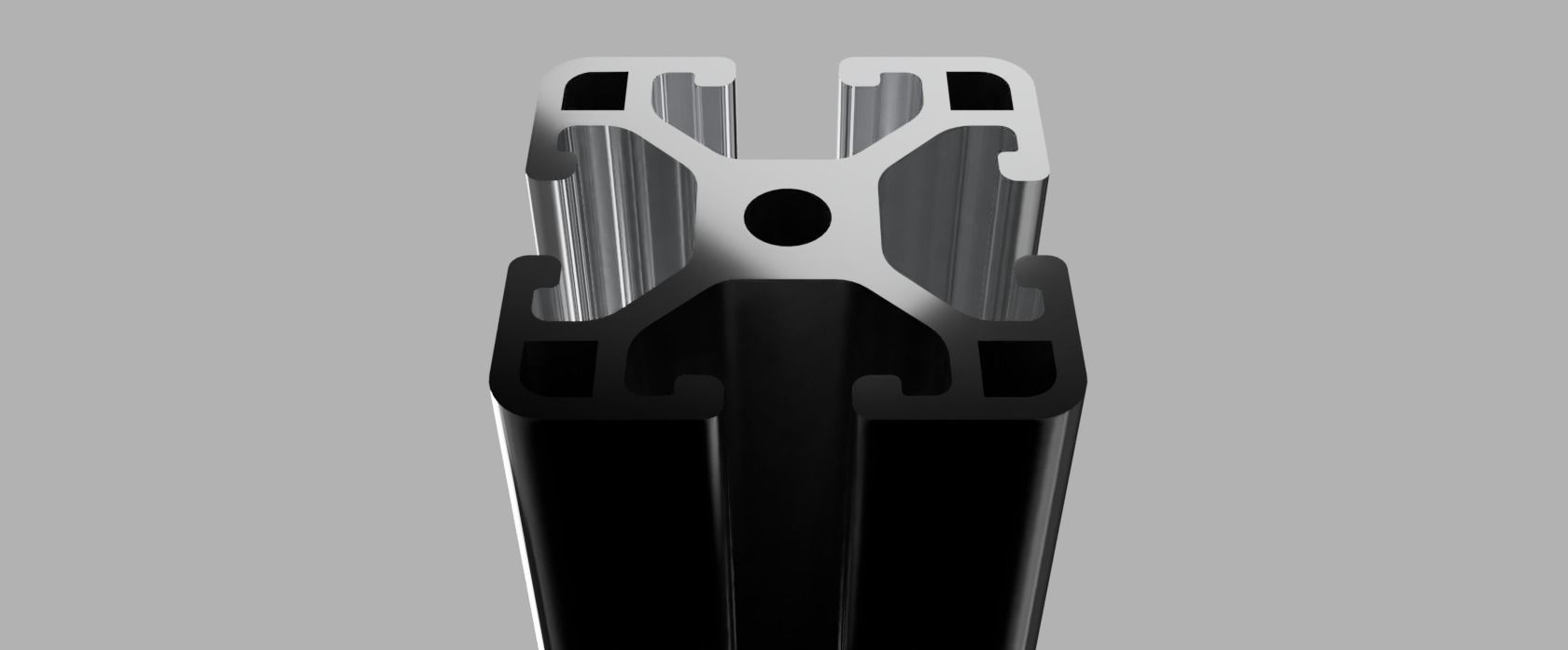 aluminum profile 3D model | CGTrader