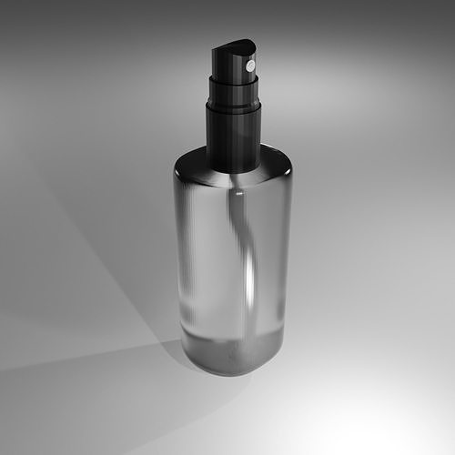 Spray Bottle Cologne Water Sprayer Plastic Bottle 3D model | CGTrader