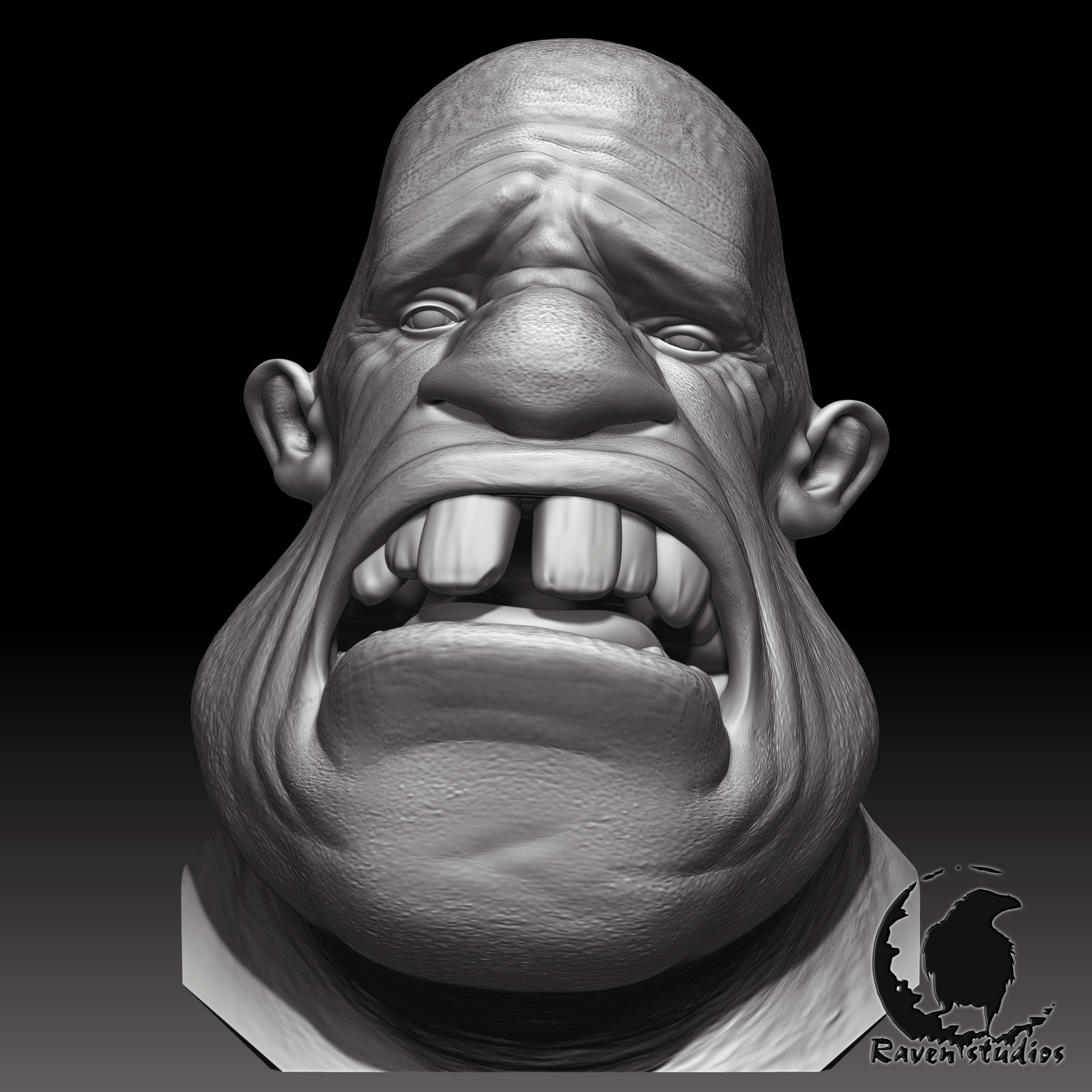 HD HEAD GOON HEAD 3D model 3D printable | CGTrader