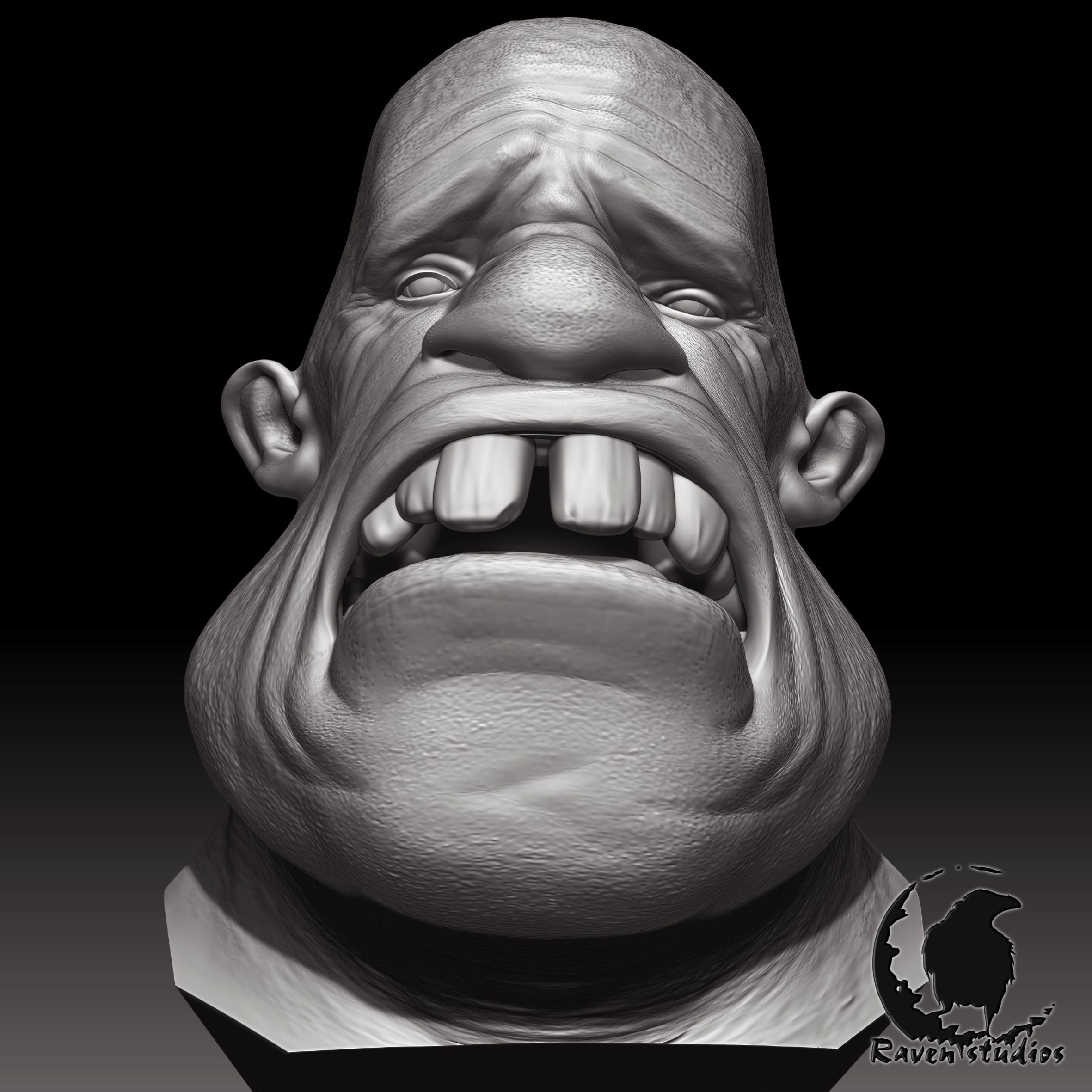 HD HEAD GOON HEAD 3D model 3D printable | CGTrader