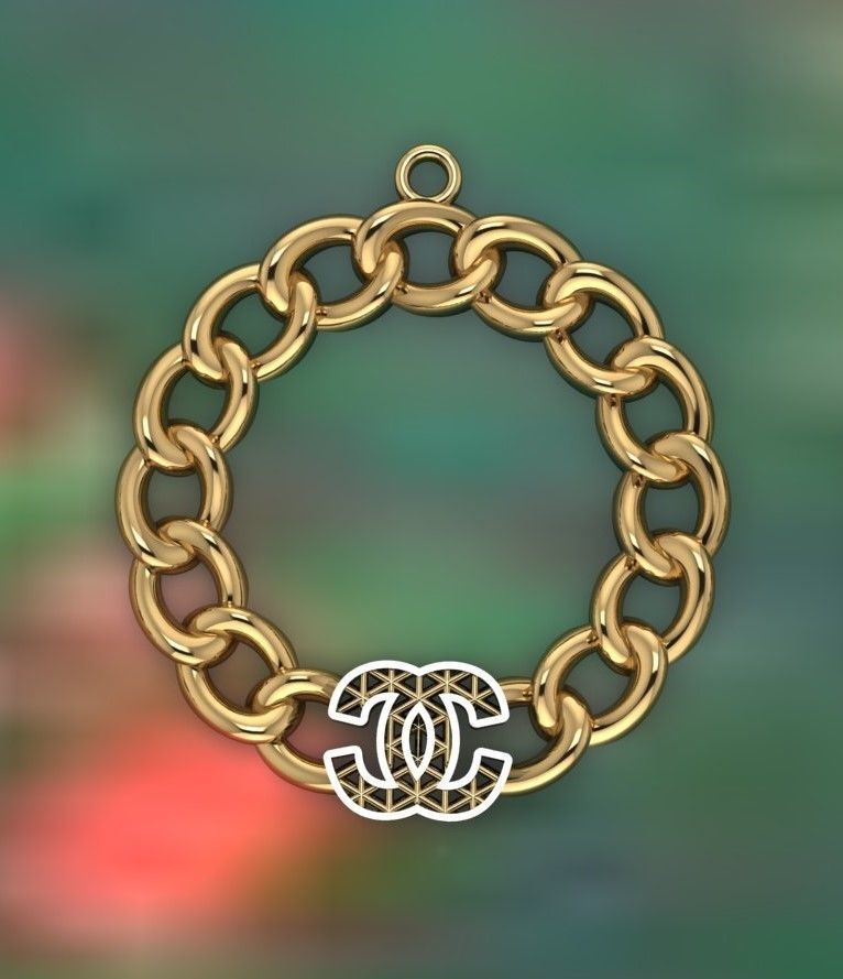 pendant link 3D model 3D printable | CGTrader