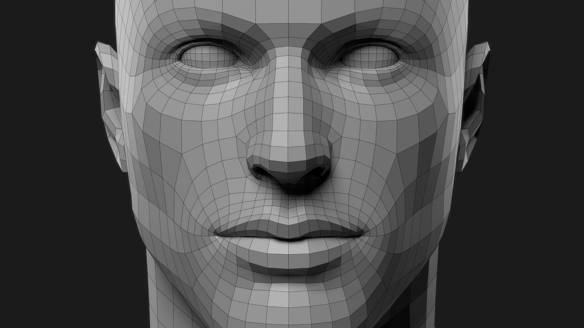 3D model Realistic Man Head VR / AR / low-poly | CGTrader