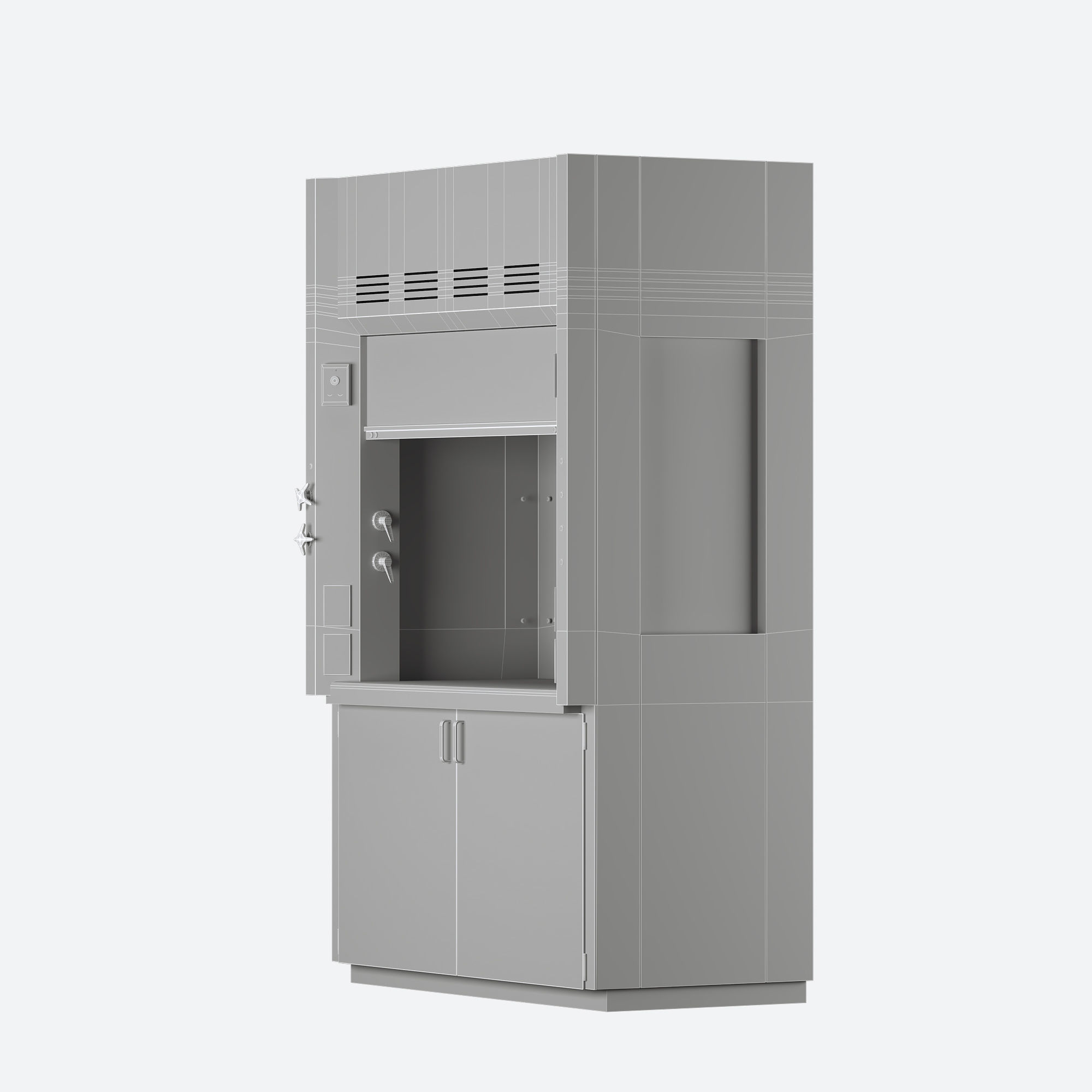 Lab Fume Hood 3D model | CGTrader