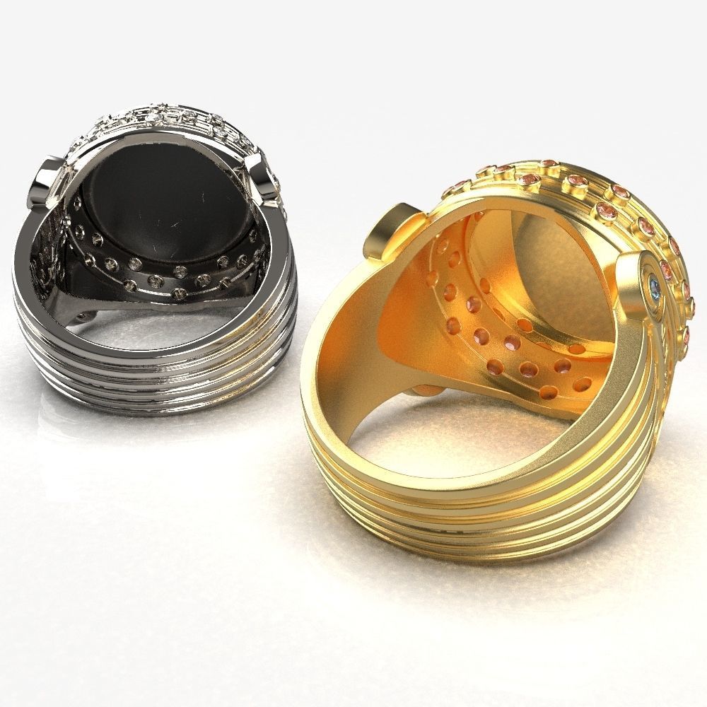Mens ring Ukraine 3D model 3D printable | CGTrader