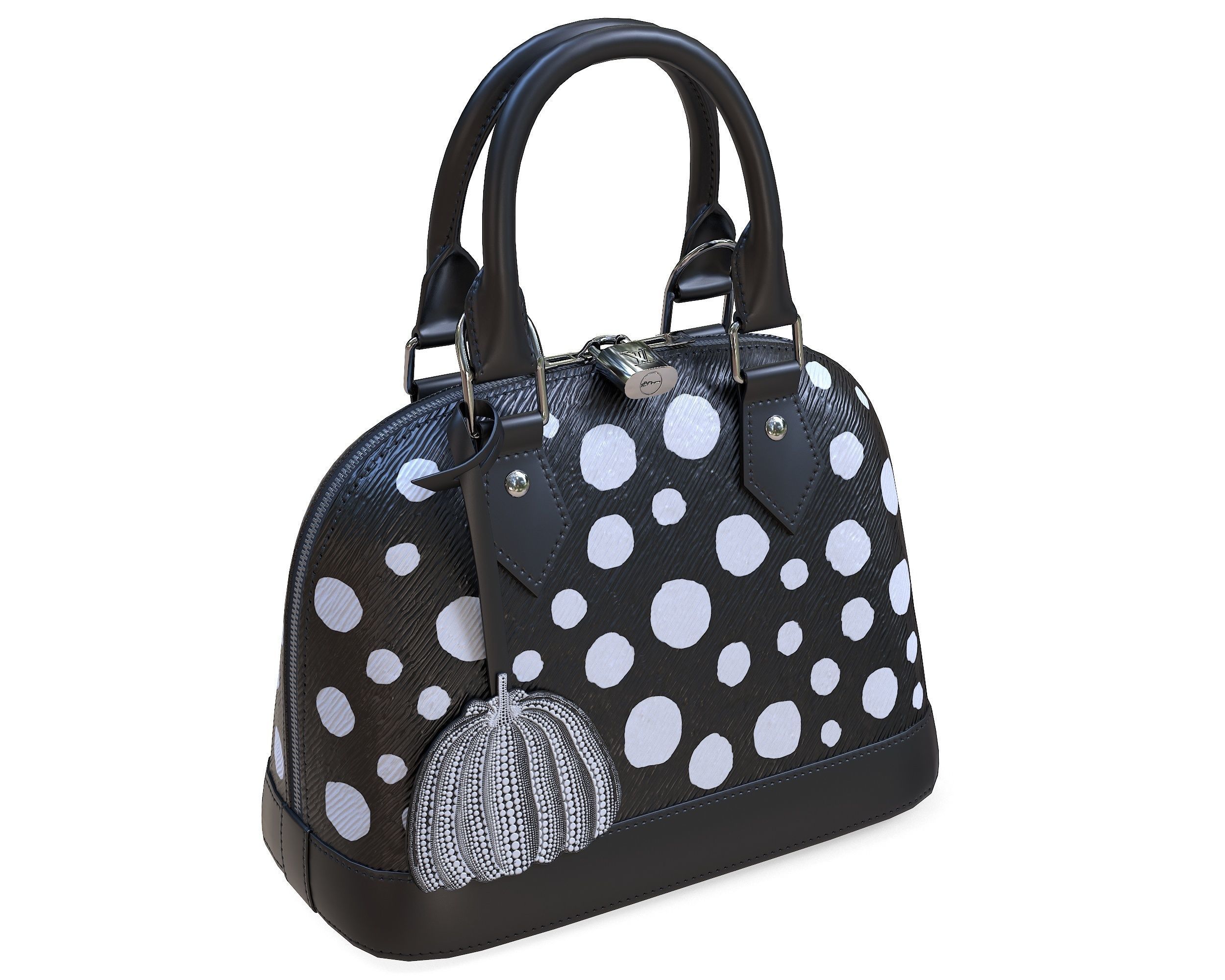 3D model Louis Vuitton Alma Bags Yayoi Kusama VR / AR / low-poly | CGTrader
