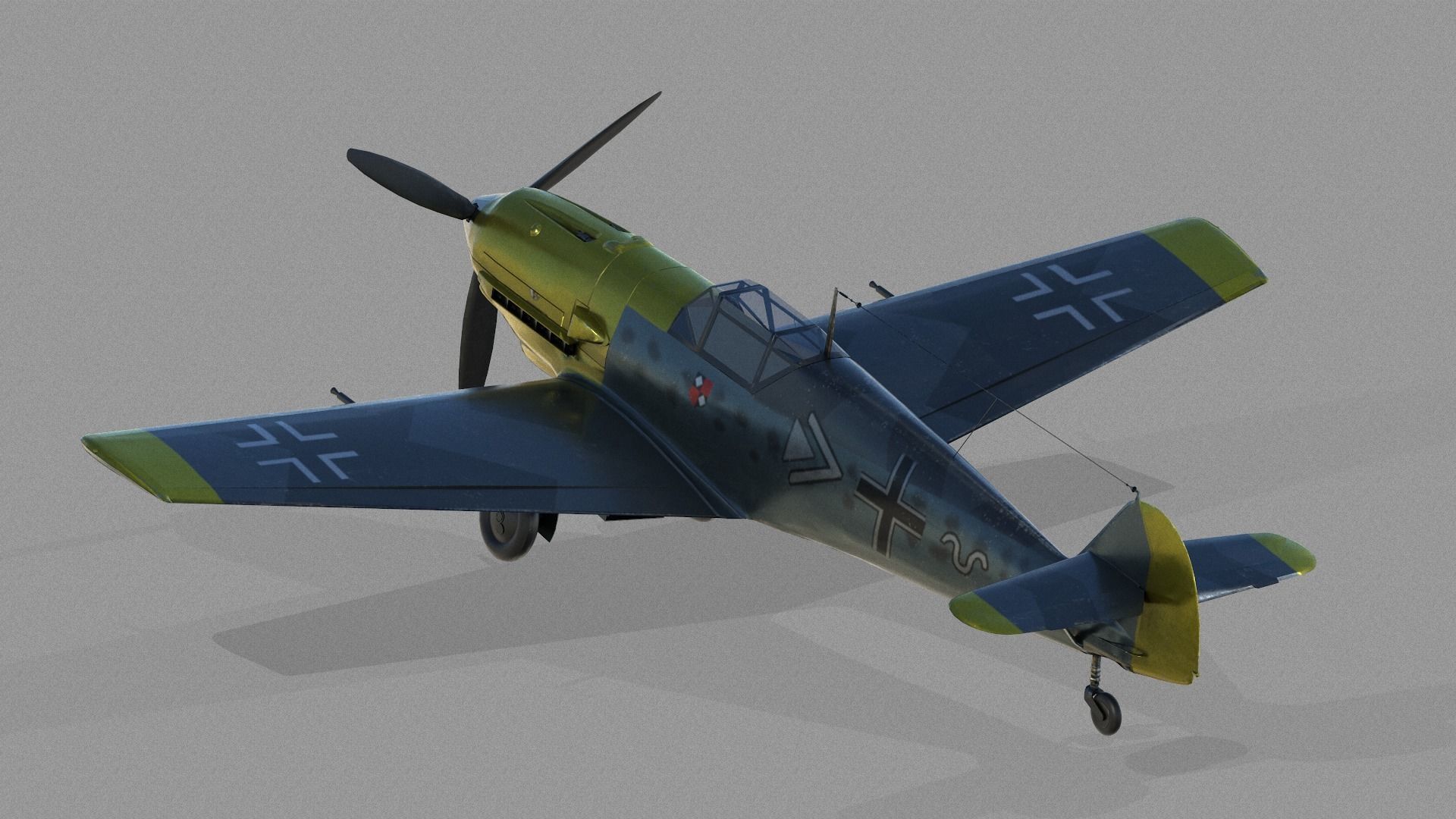 Messerschmitt Bf 109 3D model | CGTrader