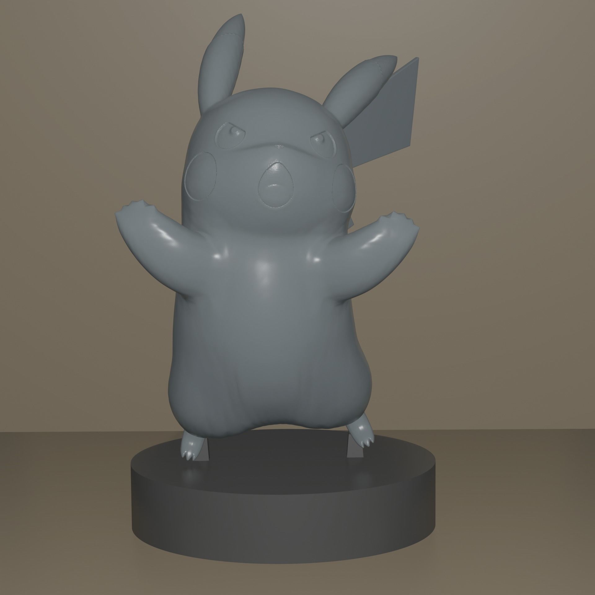 Pikachu 3D model 3D printable | CGTrader