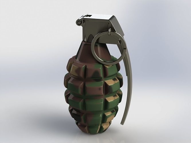 Grenade 3D model | CGTrader
