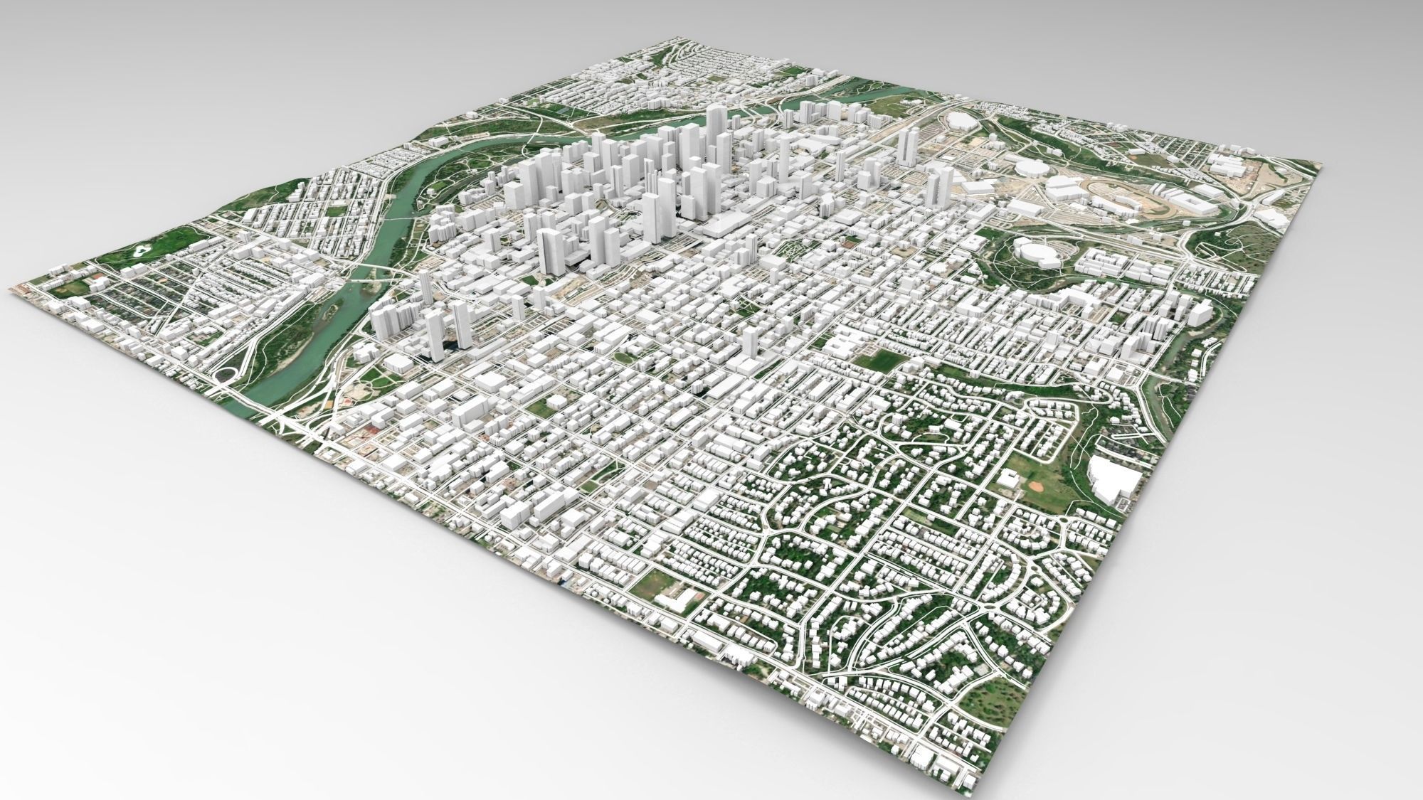 Cityscape Calgary Canada 3D model | CGTrader