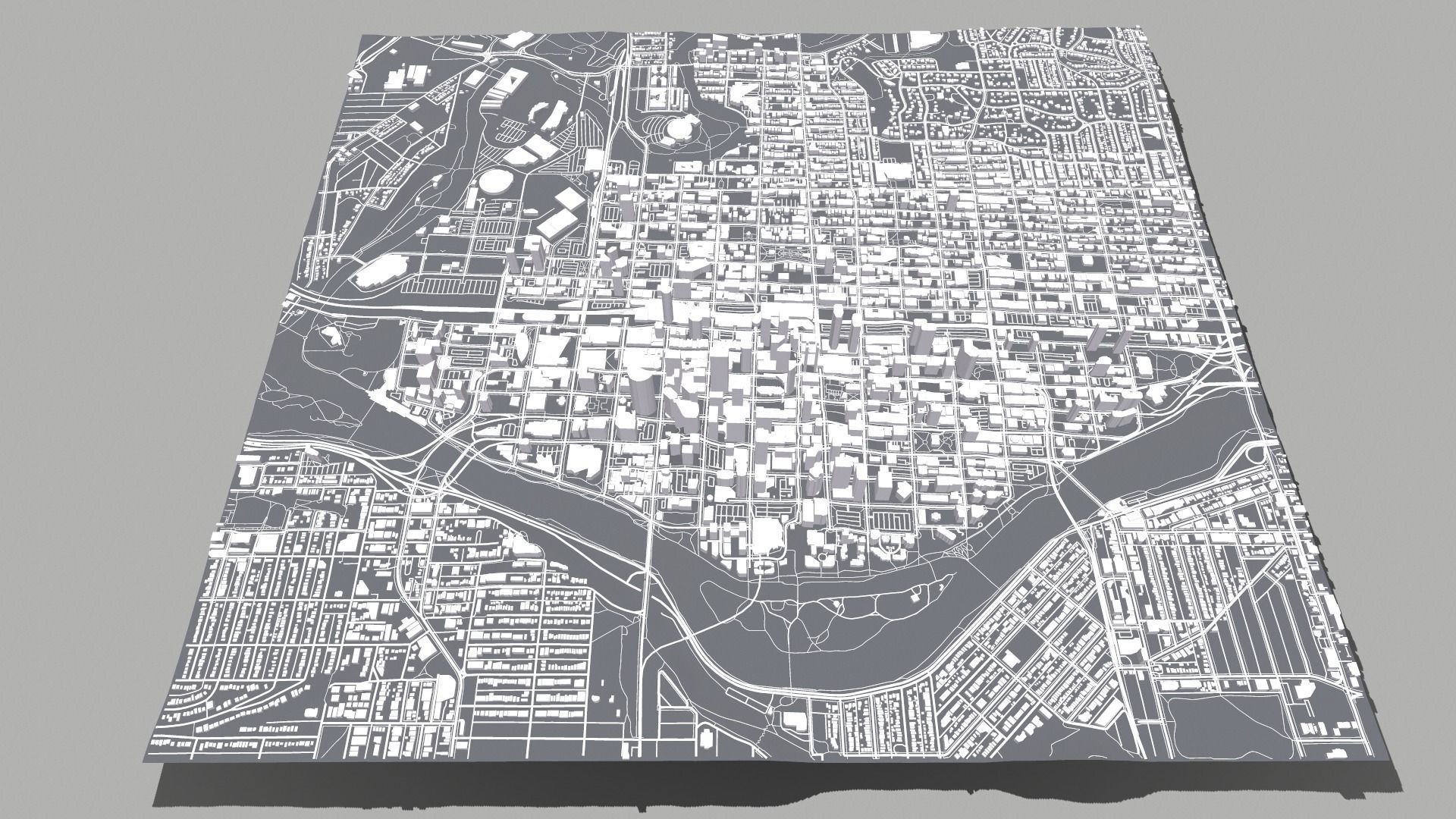 Cityscape Calgary Canada 3D model | CGTrader