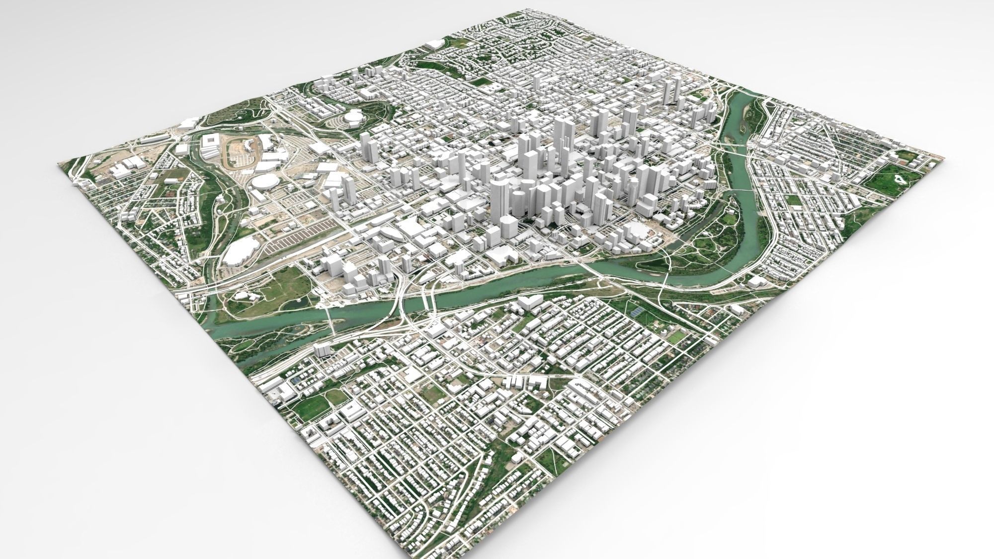 Cityscape Calgary Canada 3D model | CGTrader