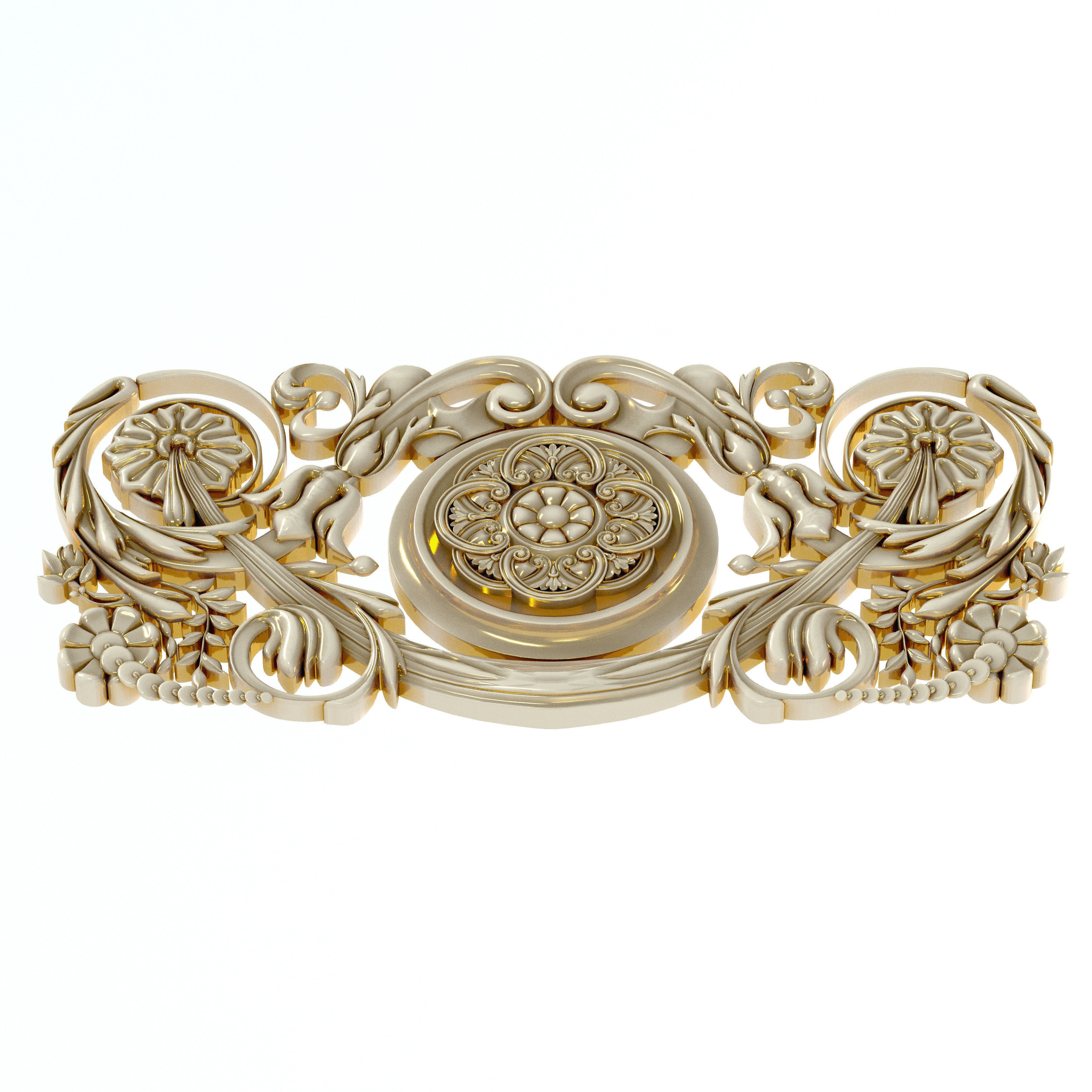 Carved decor 9 3D model | CGTrader