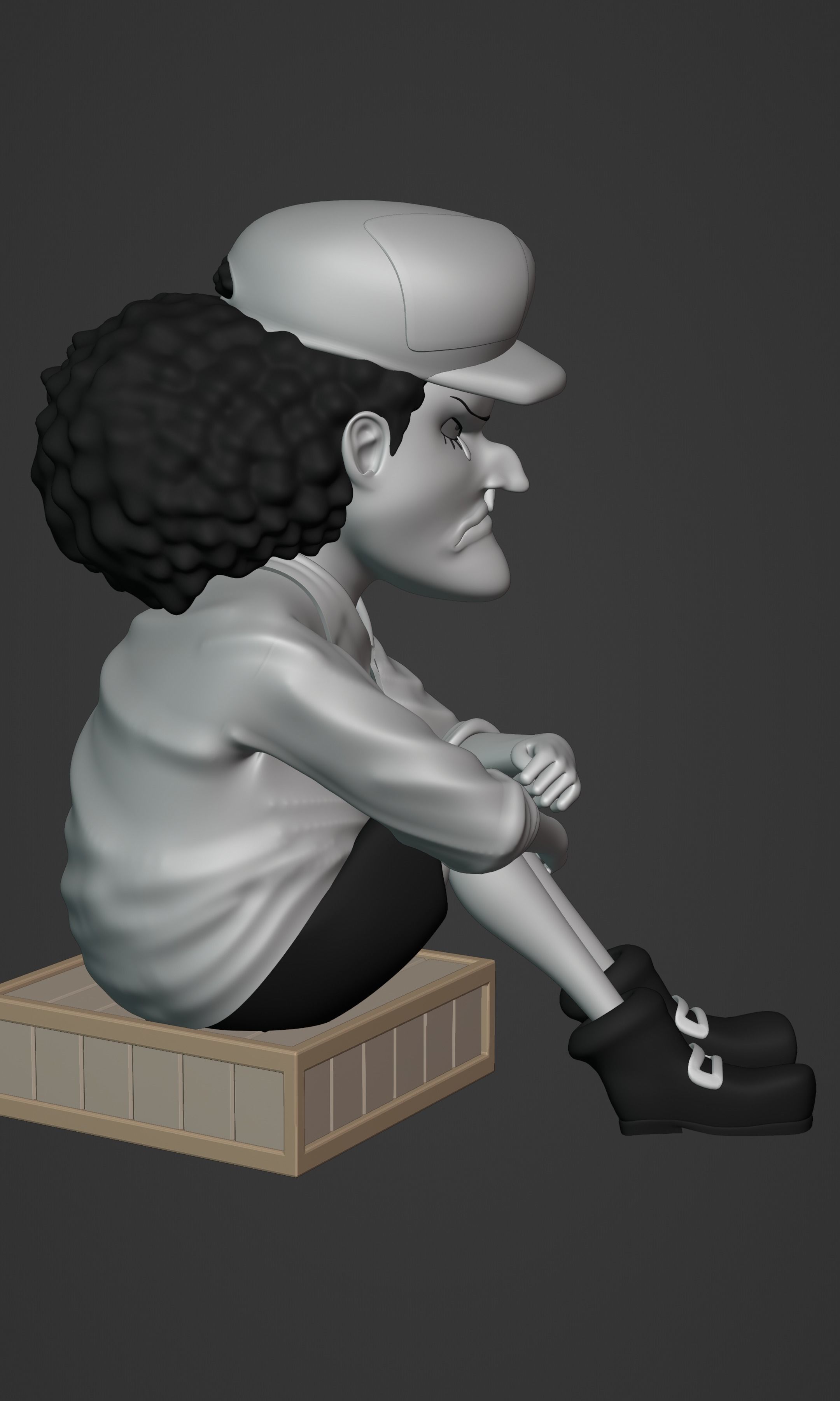 3D model BLACKBEARD MARSHAL D TEACH KID VERSION ONE PIECE VR / AR / low ...