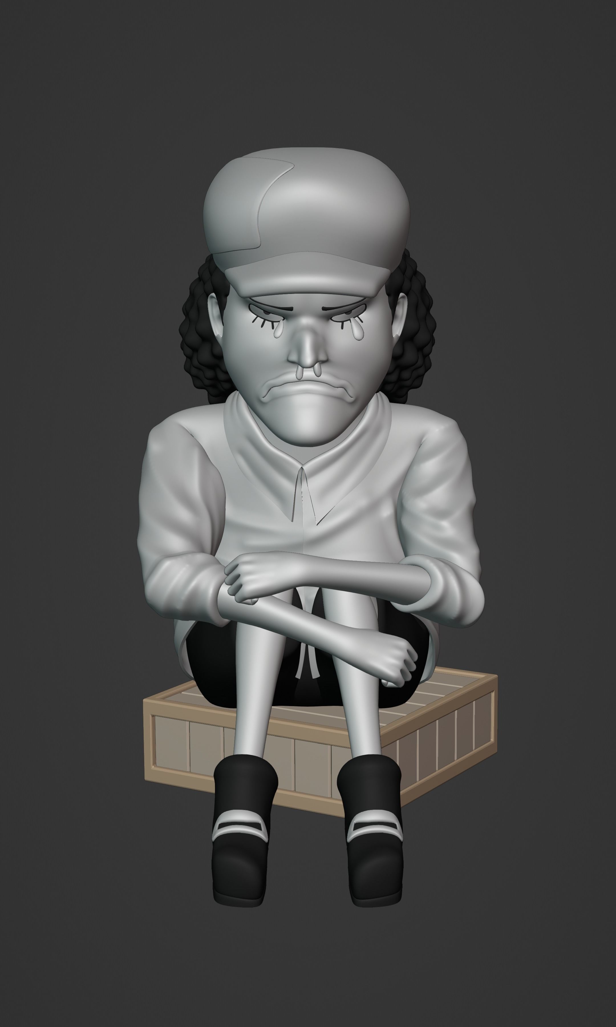 3D model BLACKBEARD MARSHAL D TEACH KID VERSION ONE PIECE VR / AR / low ...