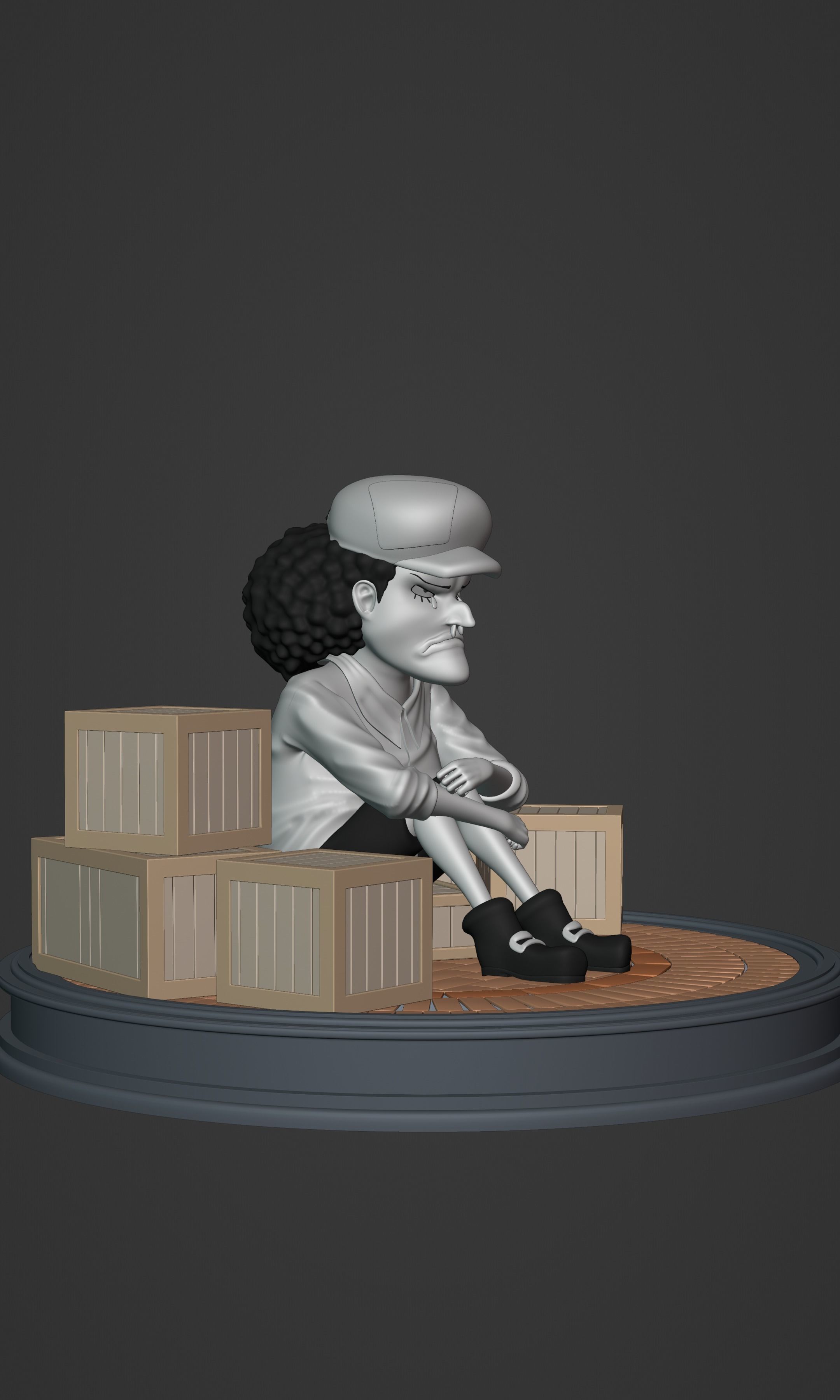 3D model BLACKBEARD MARSHAL D TEACH KID VERSION ONE PIECE VR / AR / low ...