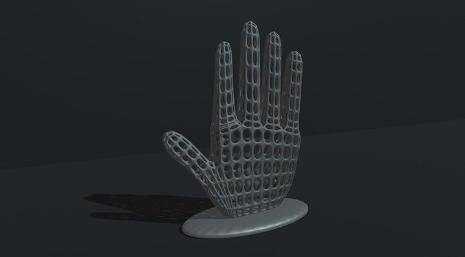 3d Hand Wireframe