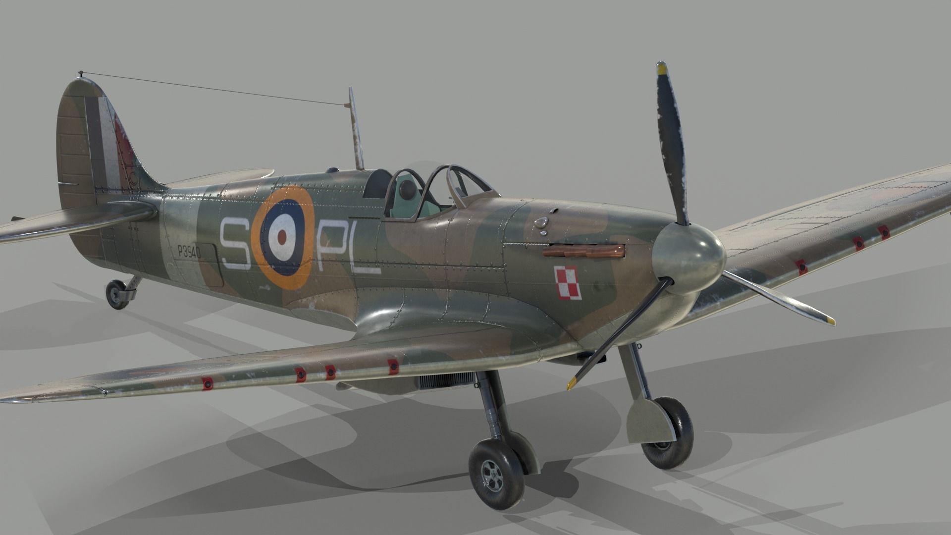 Supermarine Spitfire 3D model | CGTrader