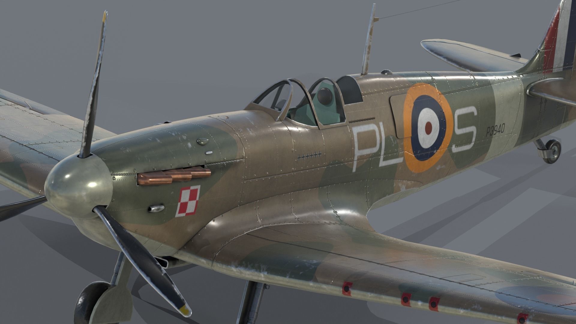 Supermarine Spitfire 3D model | CGTrader