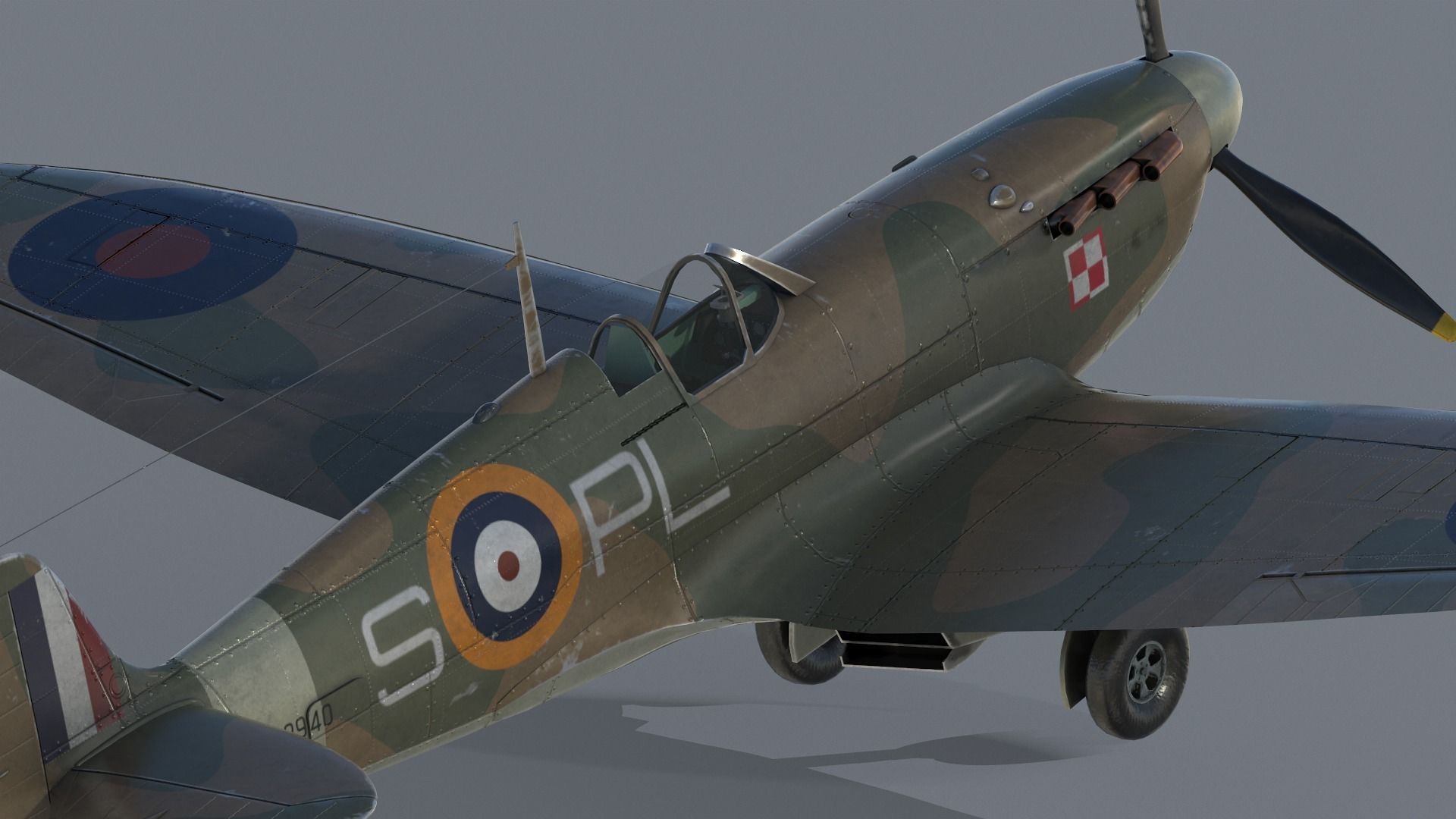 Supermarine Spitfire 3D model | CGTrader