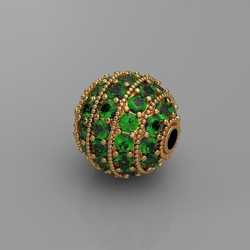 Fireball Charm 3D model | CGTrader