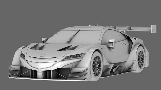 3D model Honda NSX-GT GT500 2014 2016 VR / AR / low-poly | CGTrader