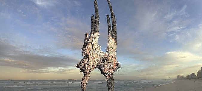 Alien Monolith Shard Arch 3D model | CGTrader