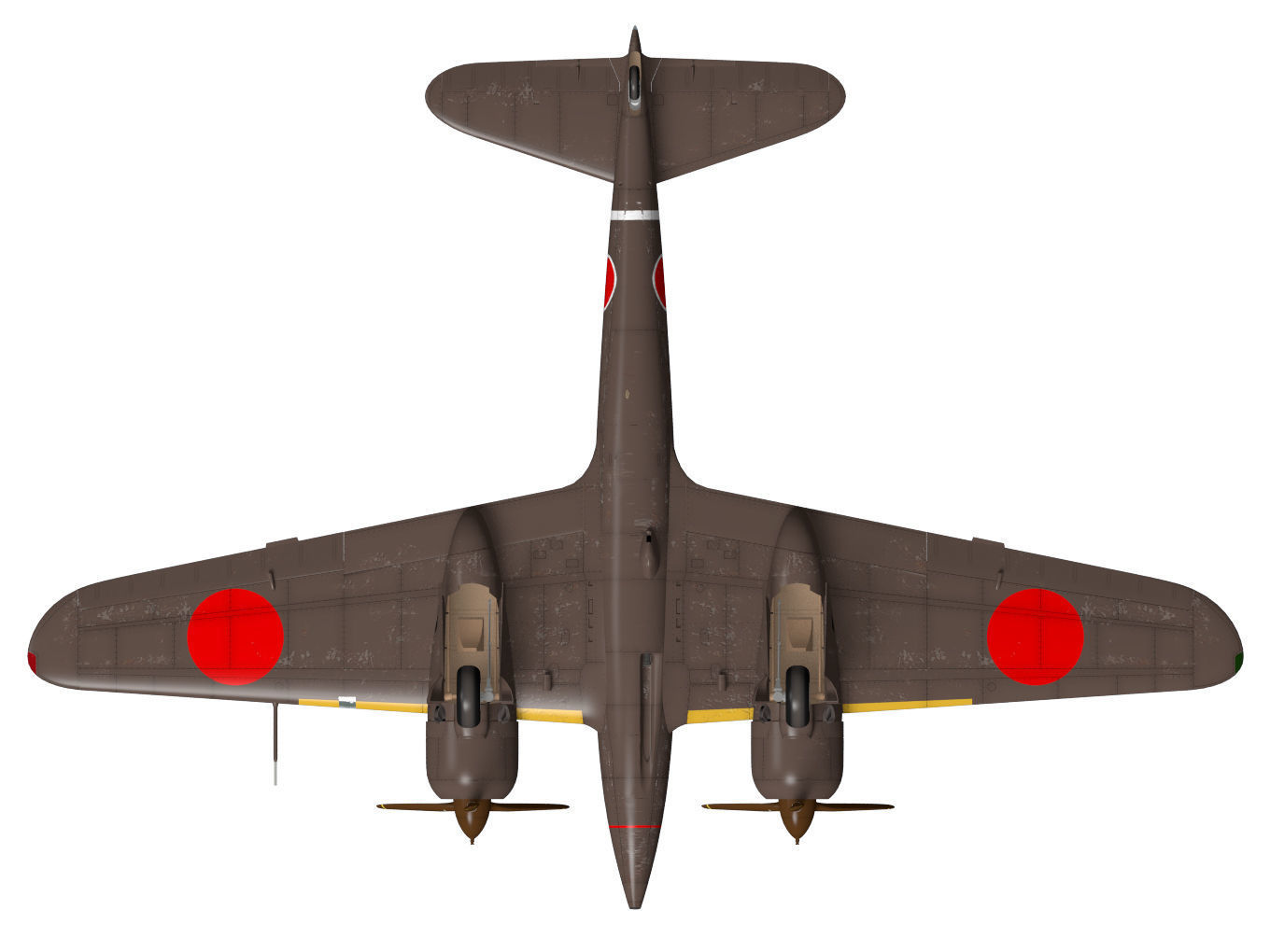 Kawasaki Ki-45 Kai Toryu 3D model | CGTrader
